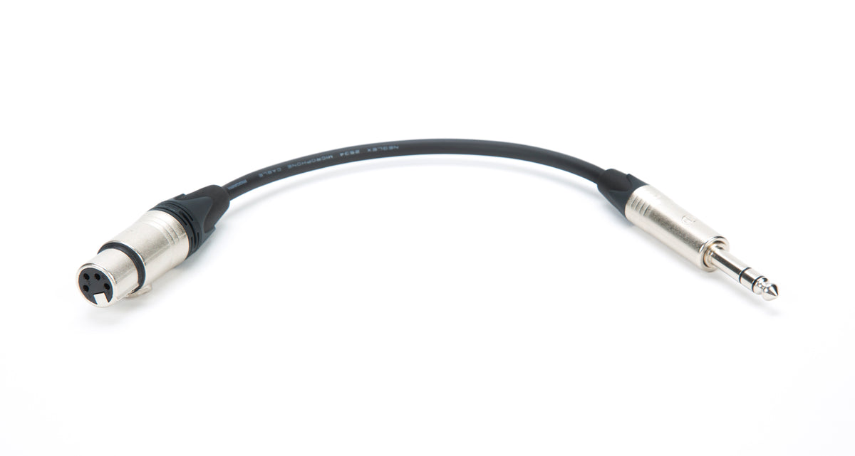 Corpse Cable 1/4" Plug to 4-Pin XLR Adapter