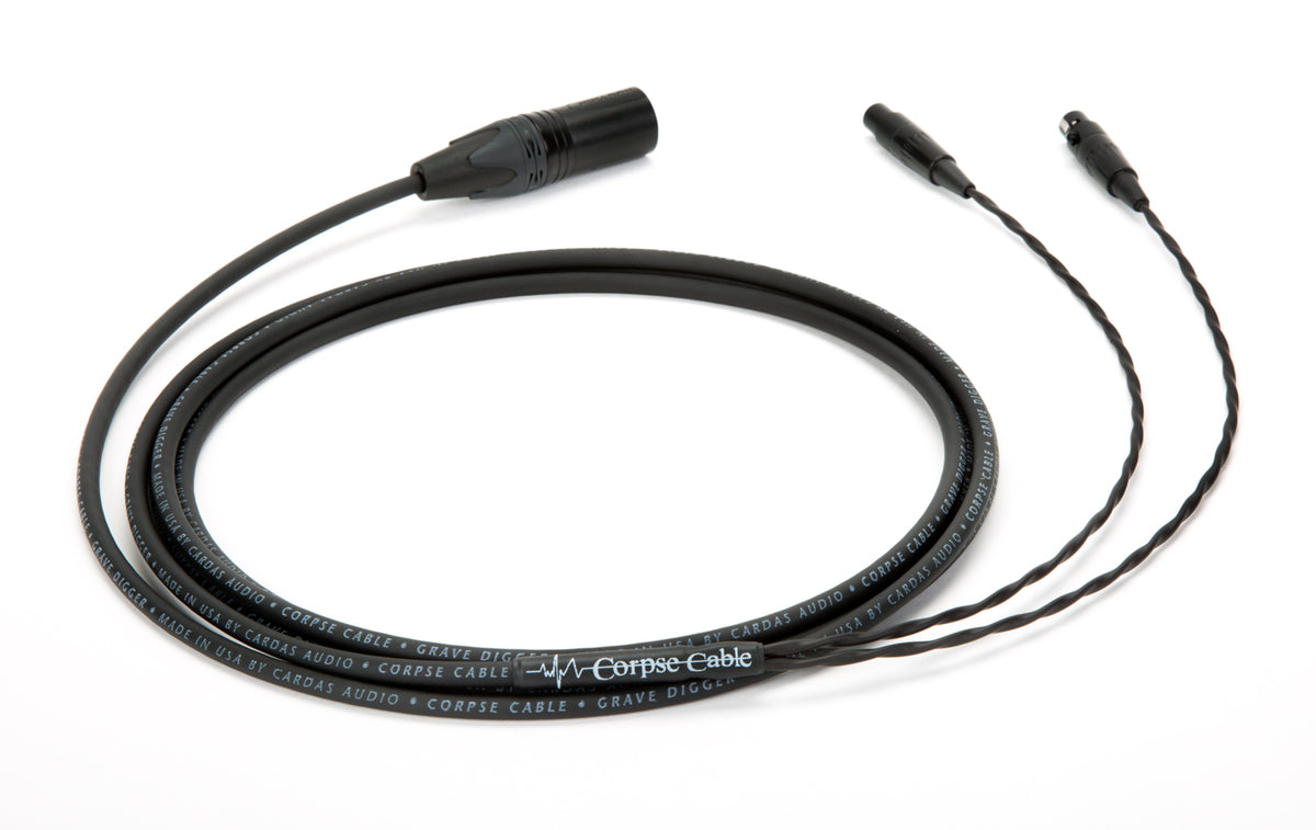 Corpse Cable GraveDigger for Audeze LCD Series Headphones / 4-Pin XLR